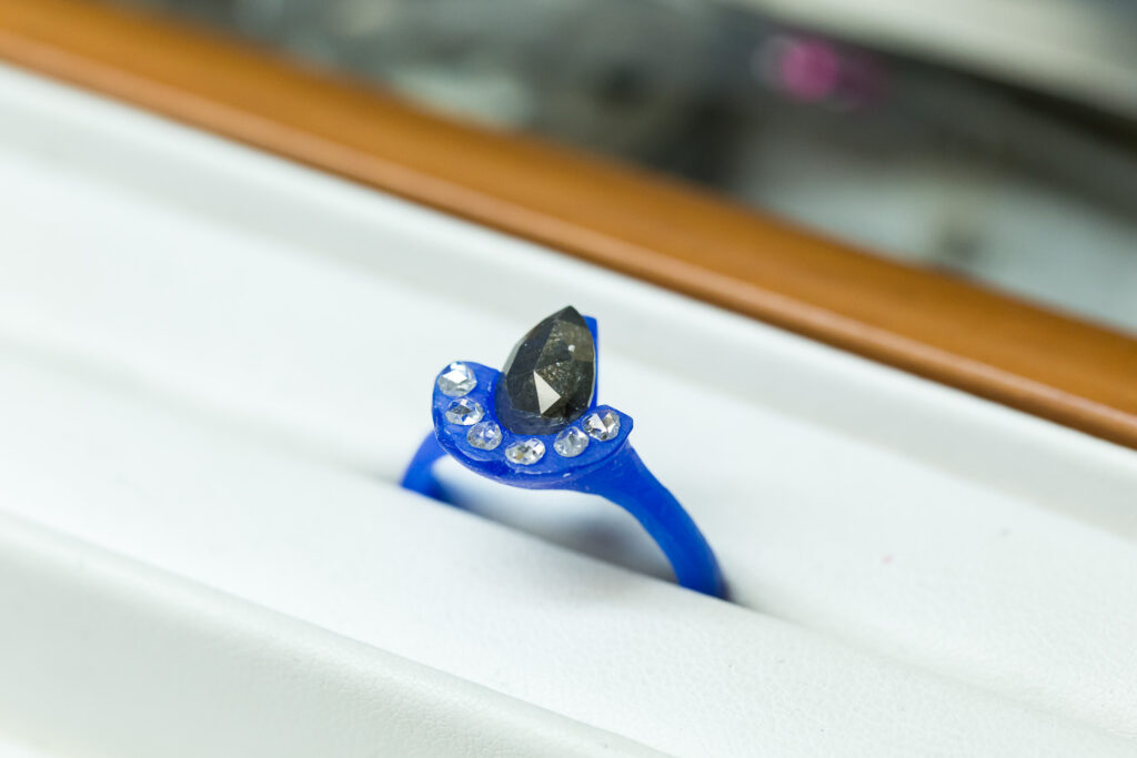 Project Spotlight: Custom Grey Diamond Ring - Miller's Jewelry